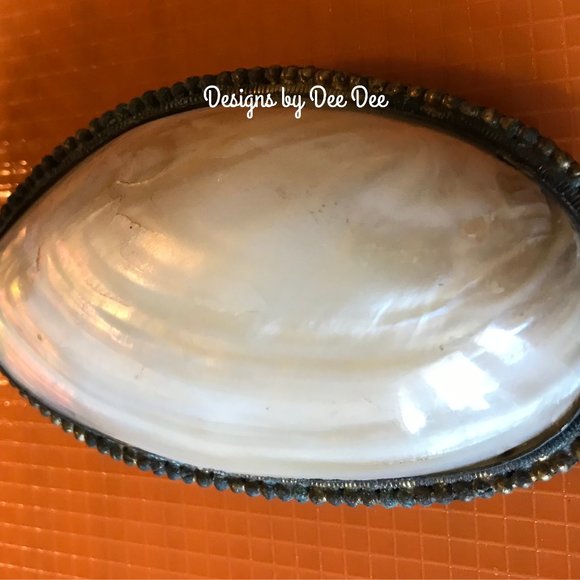 Made in India | Accessories | Vintage Authentic Clam Shell Belt Buckle ...